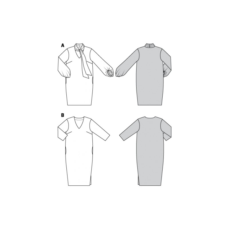 Patron robe femme Burda N°6363