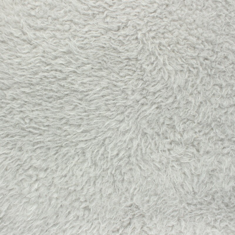 Faux fur fabric - light grey Tamia | MPM