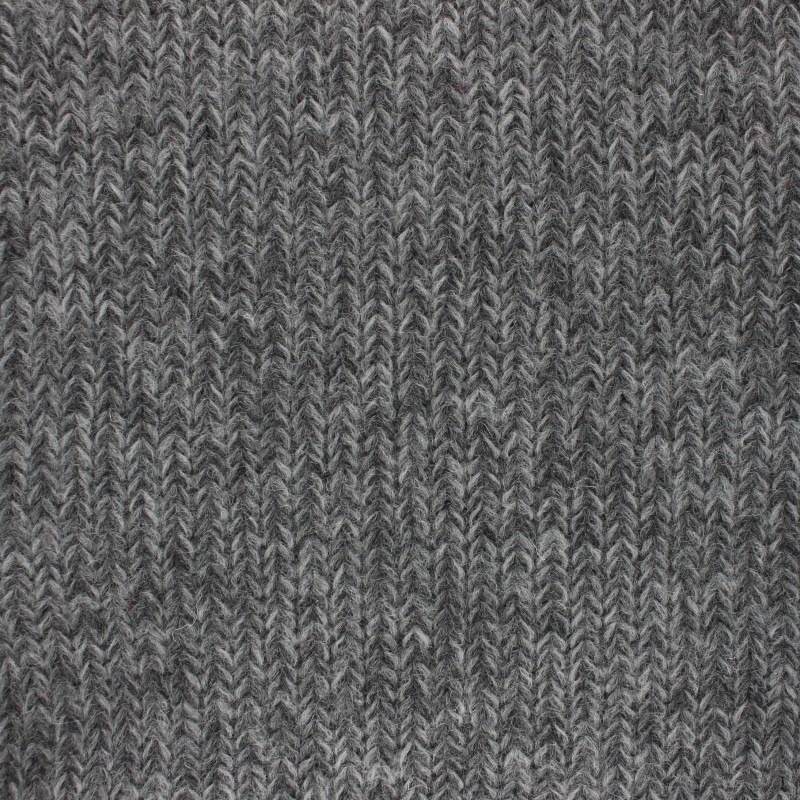 Tissu Maille Tricot chiné - gris - MPM