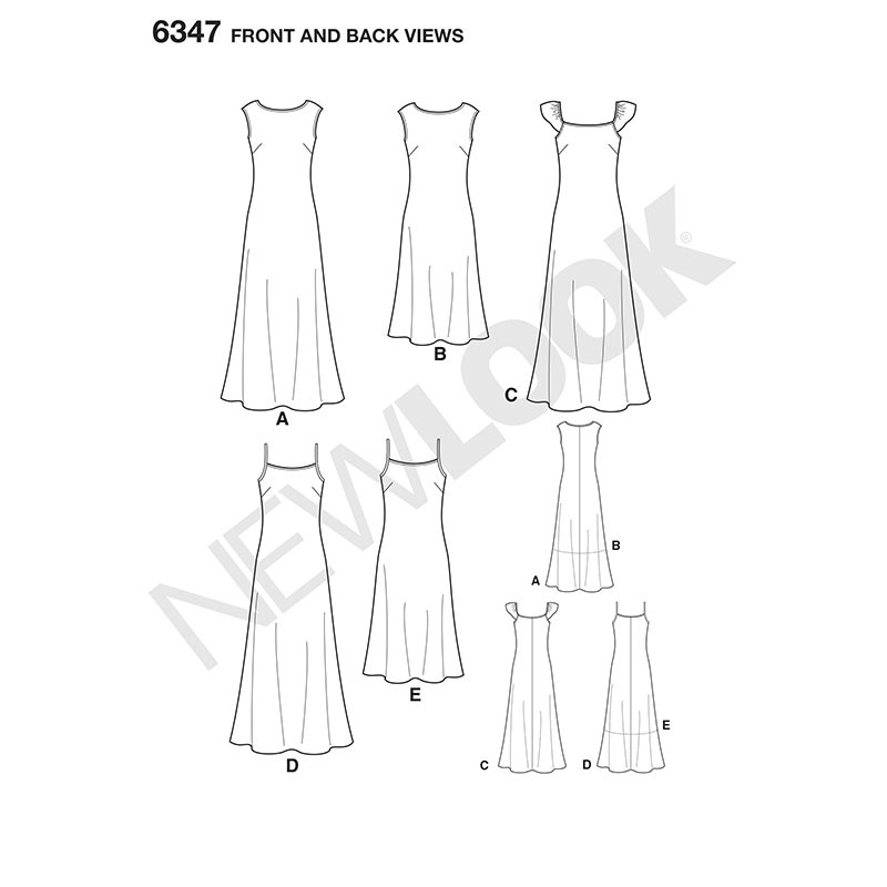 Patron Robe Trapèze femme - New Look 6347 Ma Petite Mercerie