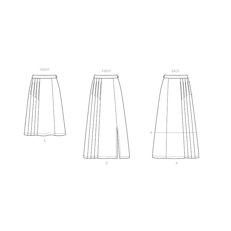Patron Jupe Plissée Femme - New Look 6659 - Ma Petite Mercerie