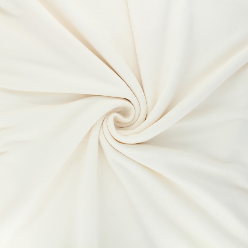 Tissu modal : Tissu sweat léger Modal uni - écru - MPM