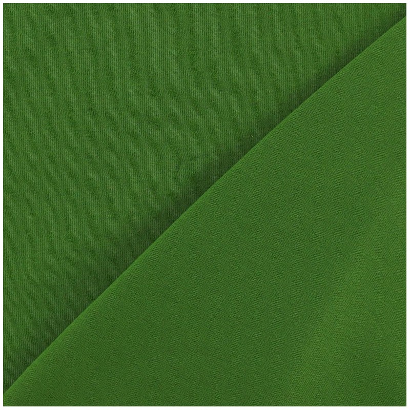 Tissu jersey uni vert foncé x 10cm - Ma Petite Mercerie