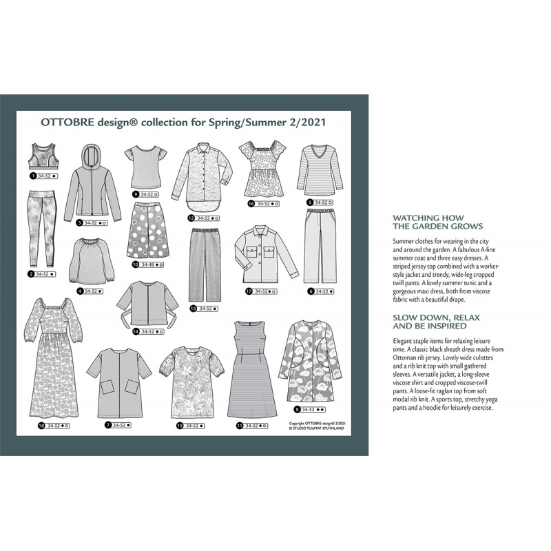 Ottobre Magazine Femme - 2/2021 - Ma Petite Mercerie