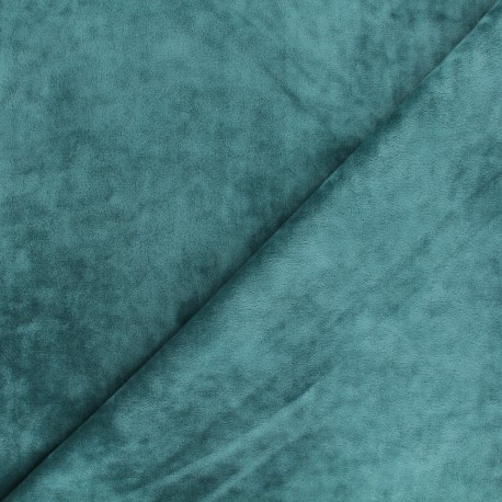 Tissu jersey velours Babeth - vert - Ma petite mercerie