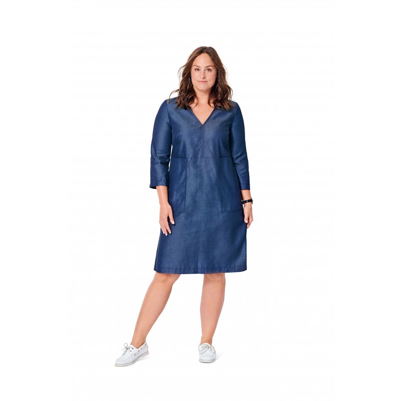 Patron robe Femme grande taille - Burda n°6036 - MPM
