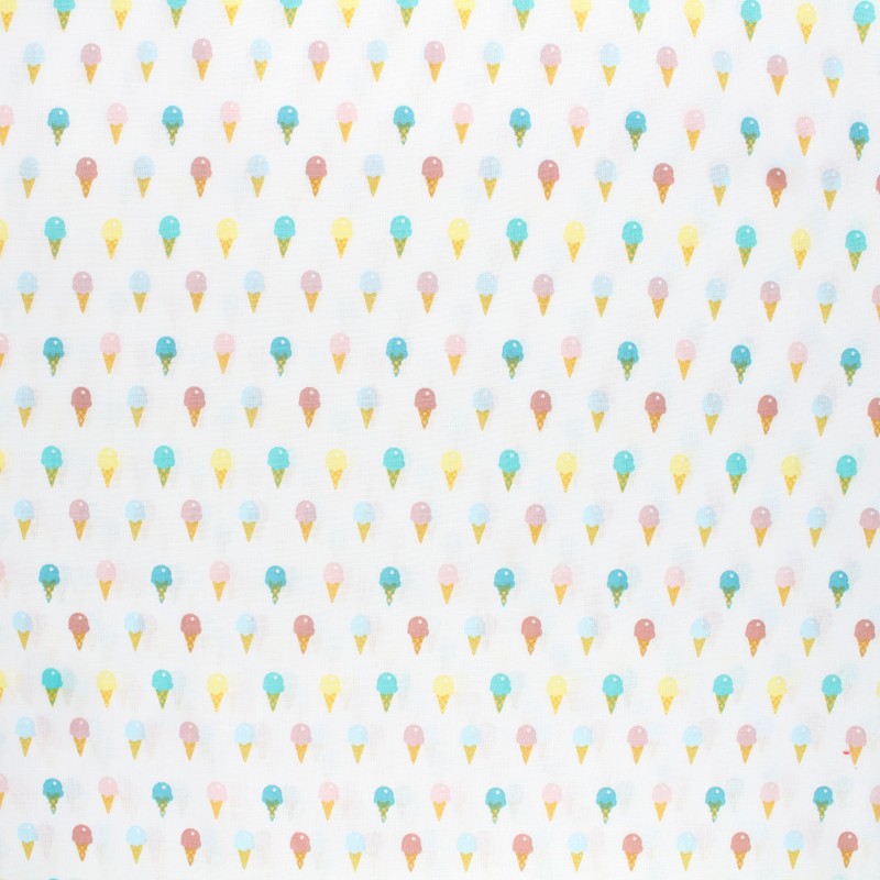 Tissu coton Cornet rose - Ma Petite Mercerie