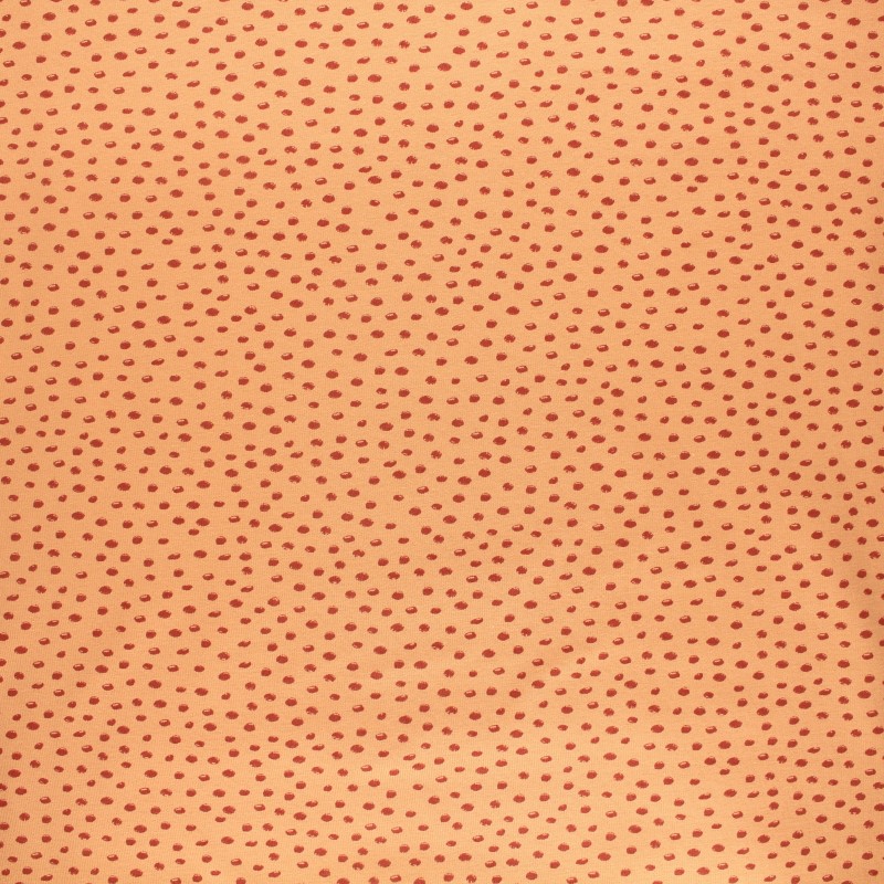 Tissu jersey Dottie - orange - Ma Petite Mercerie