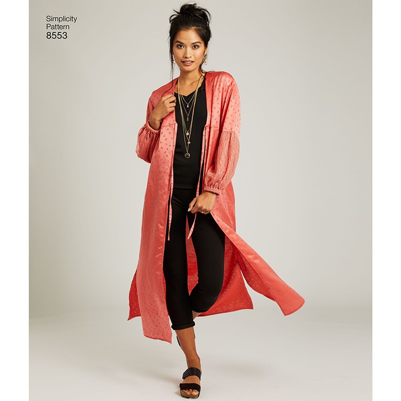 Patron Kimono long Femme - Simplicity n°8553 - MPM
