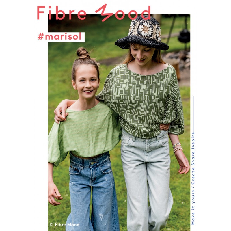 Tissu viscose Fibre Mood Coral - vert - Ma Petite Mercerie