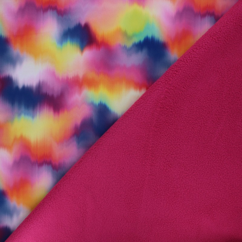 Tissu softshell Tie and dye - multicolore - Ma Petite Mercerie
