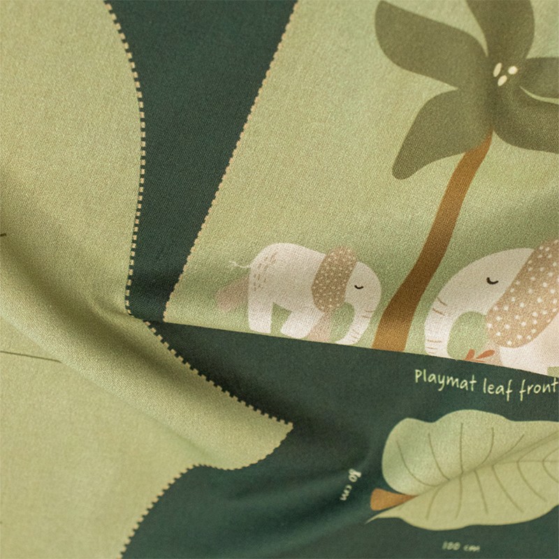 Tissu coton panneau Poppy Safari playmat - MPM