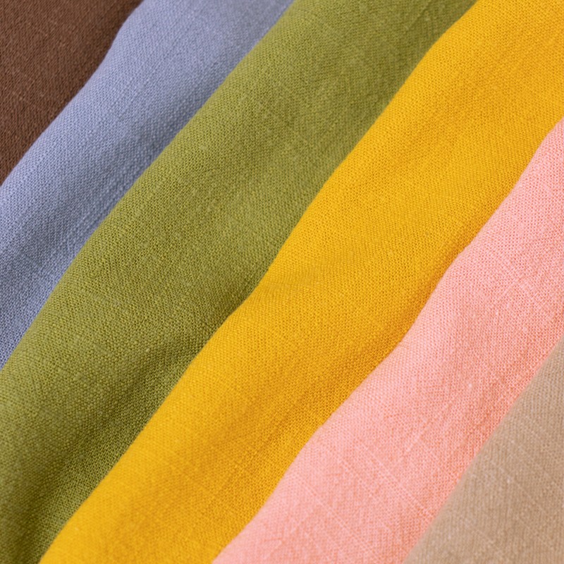 Tissu lin viscose uni - Ma Petite Mercerie