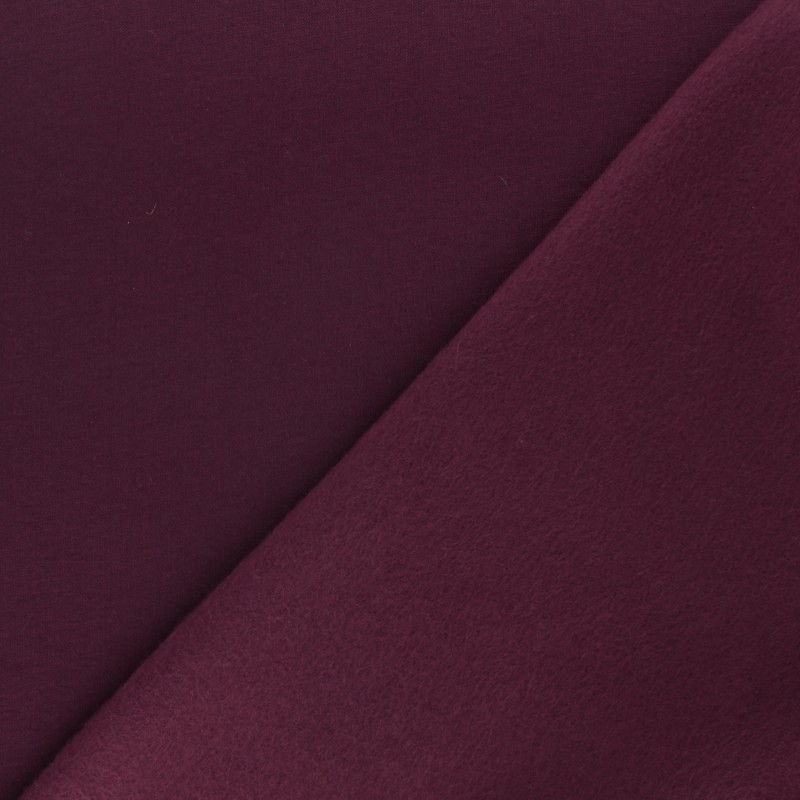 Tissu sweat molleton - Large choix de couleurs