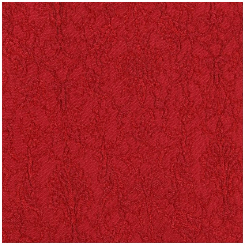 ♥ Coupon 20 cm X 140 cm ♥ Tissu Doublure Jacquard Royal rouge - Ma ...