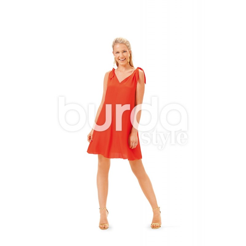 Patron Burda : Robe Burda n°6663 patron de couture - Ma Petite Mercerie