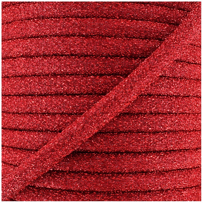Cordon lurex Party - rouge x 1m - Ma Petite Mercerie